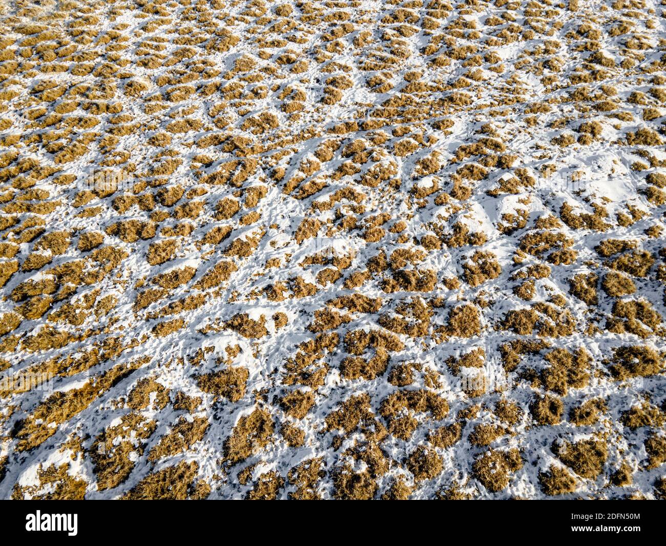 Aerial view snow covering village hi-res stock photography and images ...