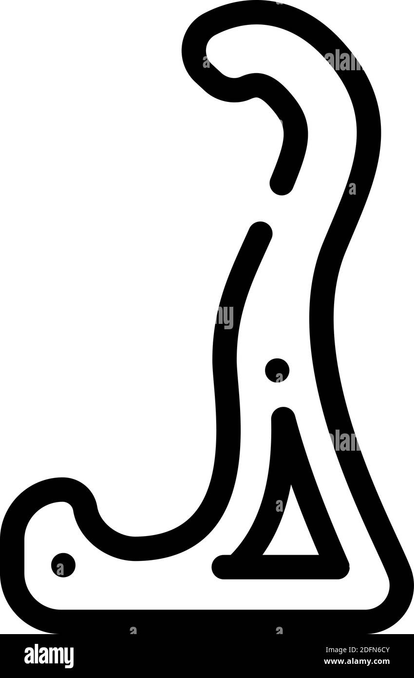 Rack For Violin Line Icon Vector Illustration Stock Vector Image And Art Alamy