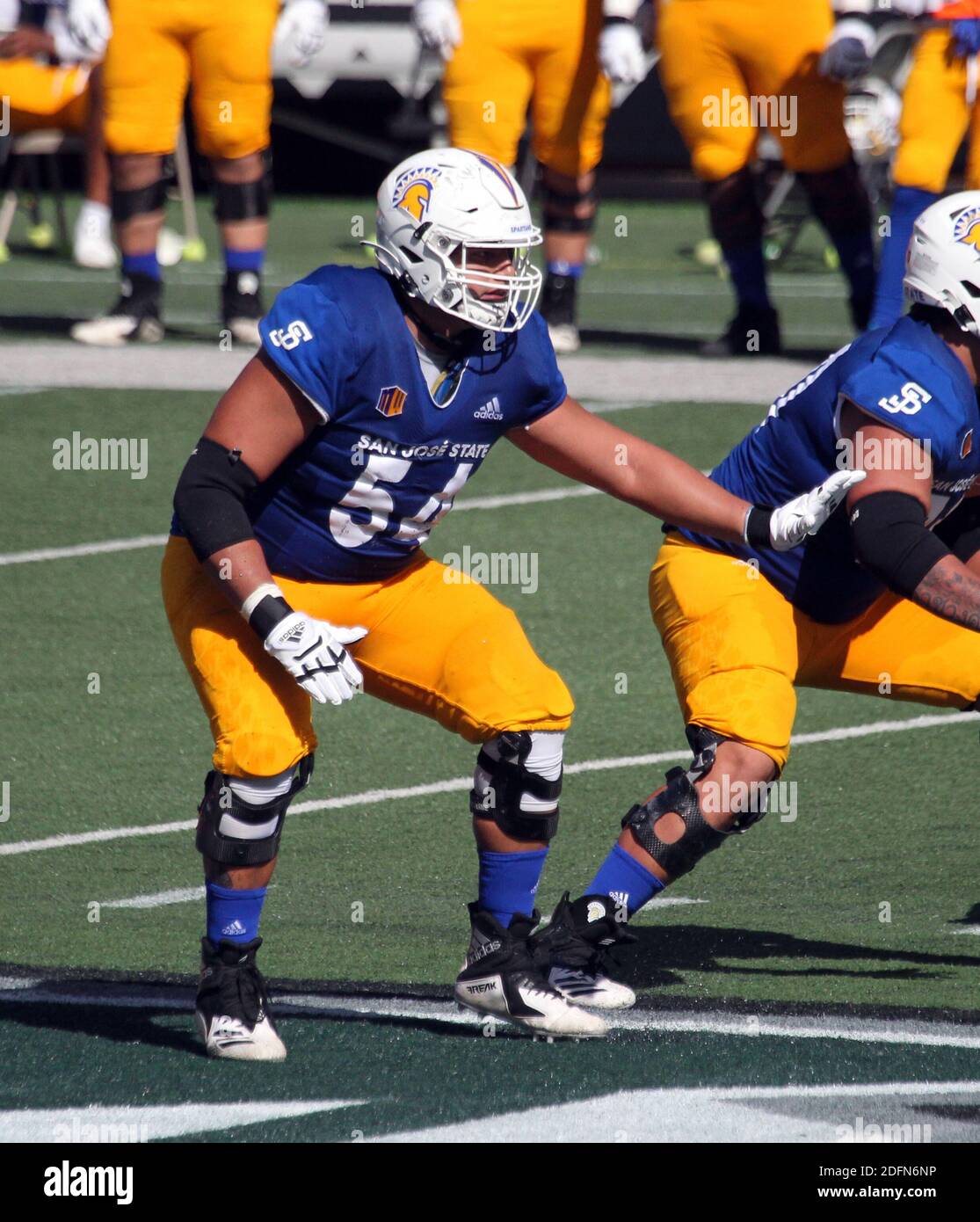 December 5, 2020 - San Jose State Spartans offensive lineman Jaime ...