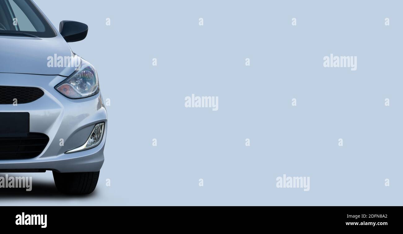 Car isolated on the grey background Stock Photo - Alamy