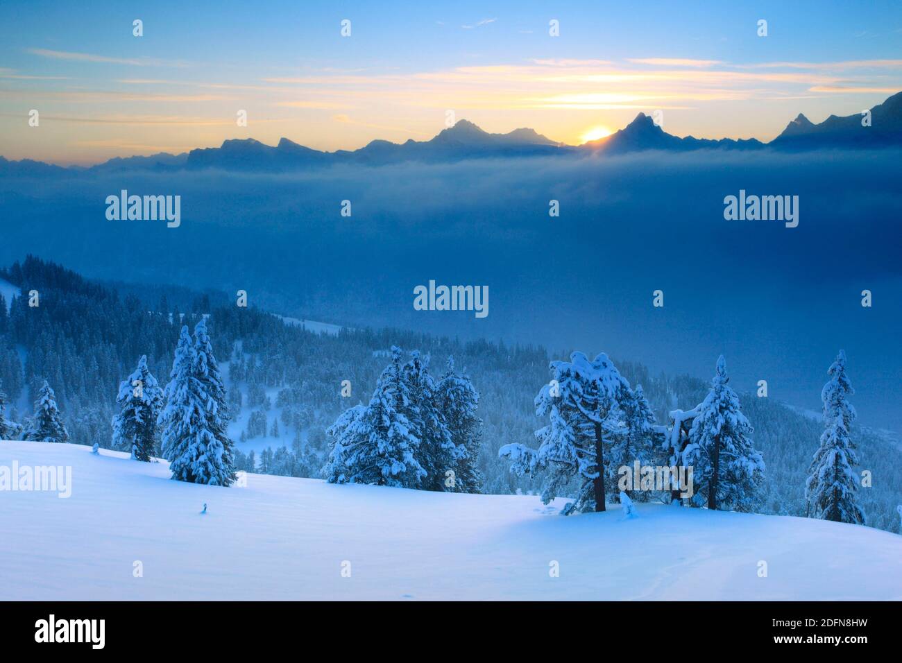 Bernese Alps, View from the Niederhorn, Bernese Oberland, Switzerland ...