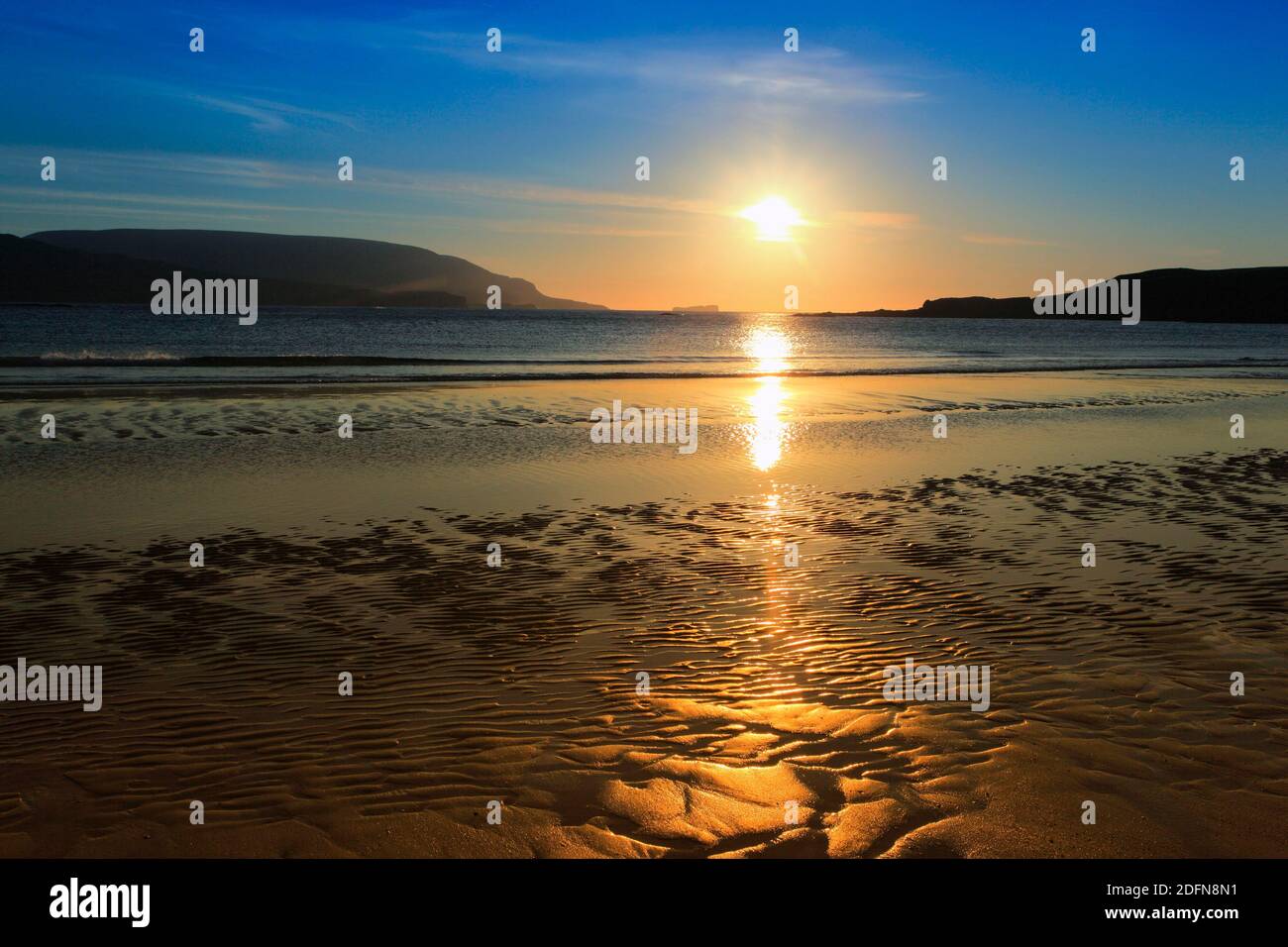 Beach, Balnakeil Bay, Scottish Highlands, Scotland, United Kingdom ...
