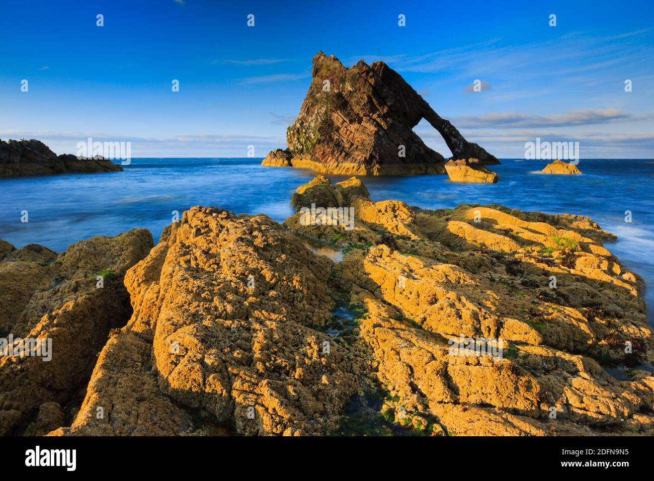 Bow Fiddle Rock, Portknockie, Scotland, Great Britain Stock Photo - Alamy