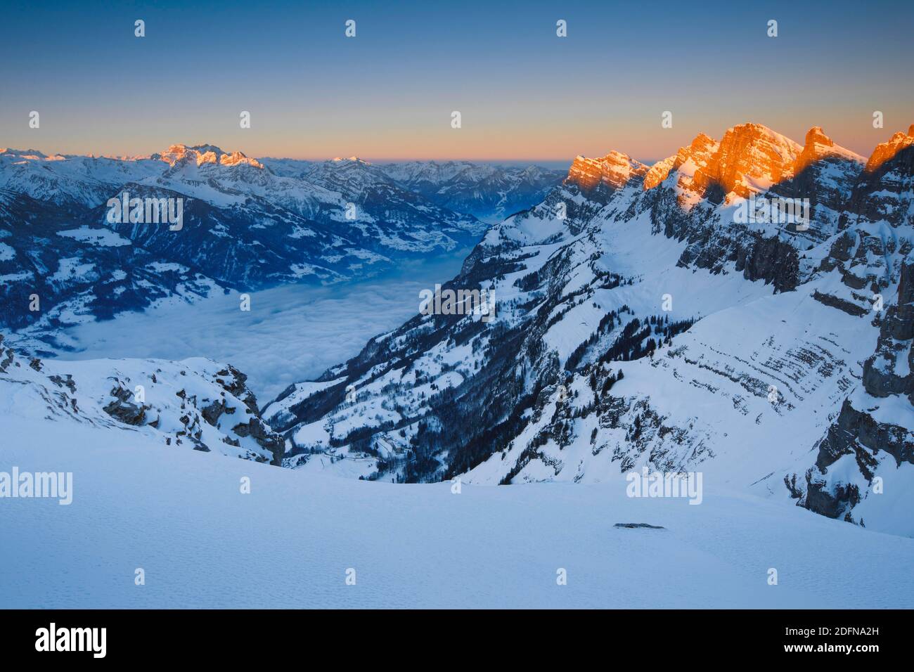 Walensee, Churfirsten, Glarus Alps, Switzerland Stock Photo - Alamy