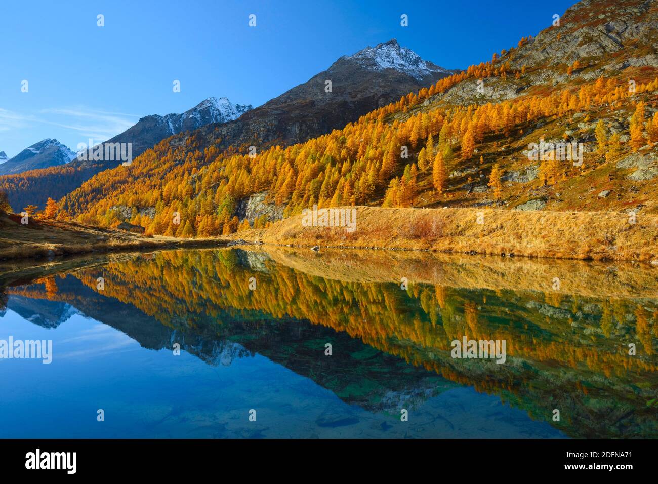 Grundsee in the Loetschental, Valais, Switzerland Stock Photo - Alamy
