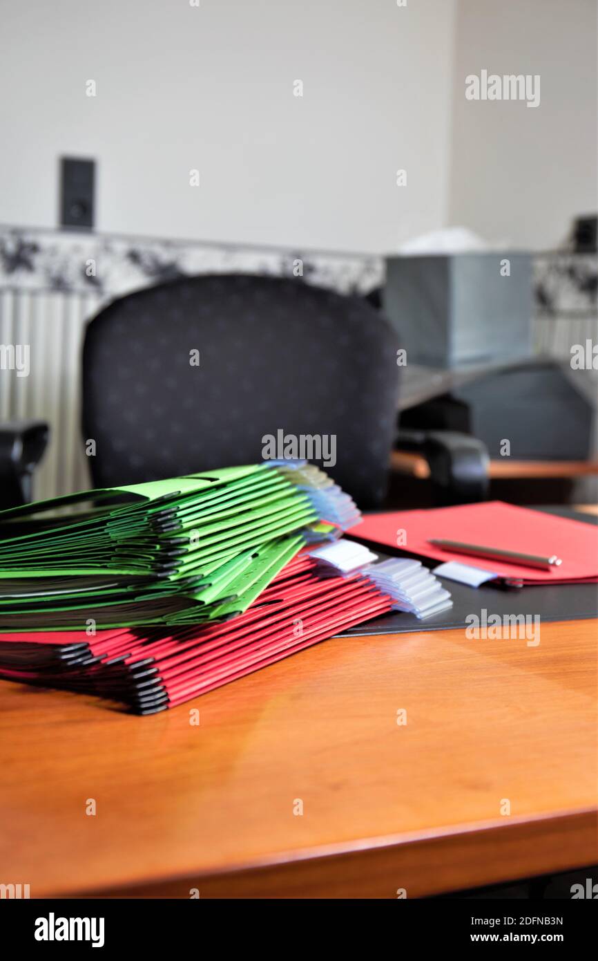 person writing on a notebook Stock Photo - Alamy