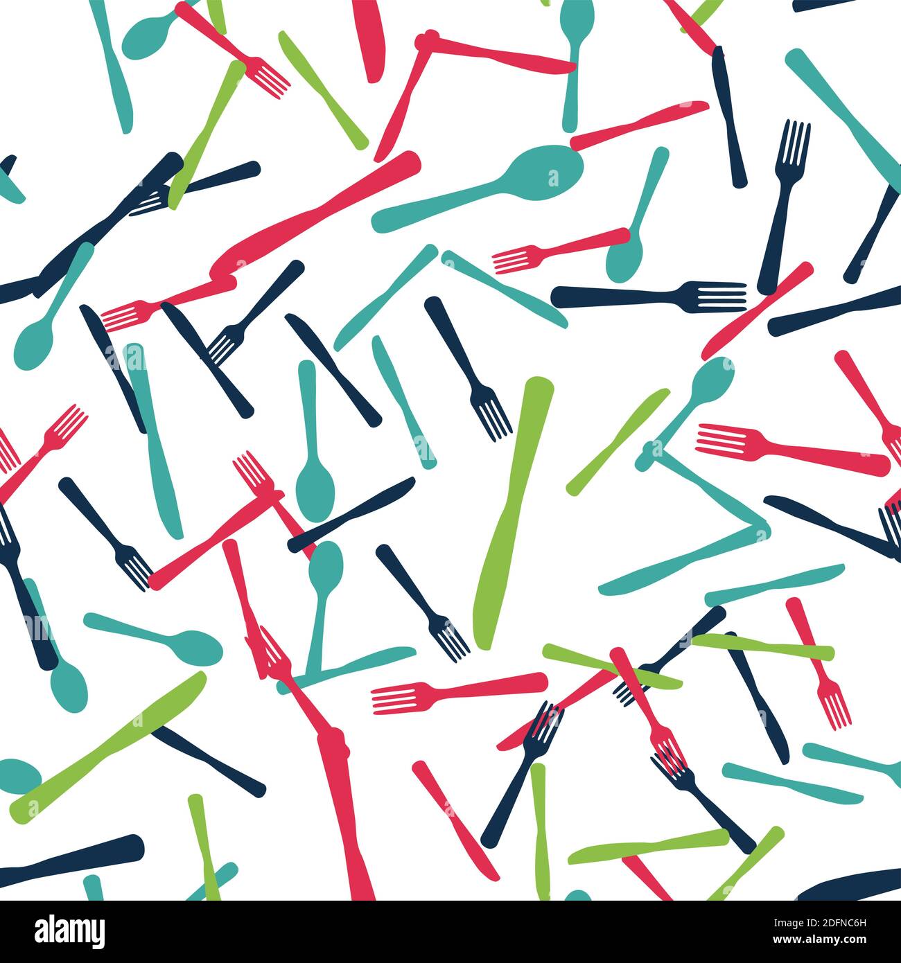 Kitchen forks abstract Stock Vector Images - Alamy