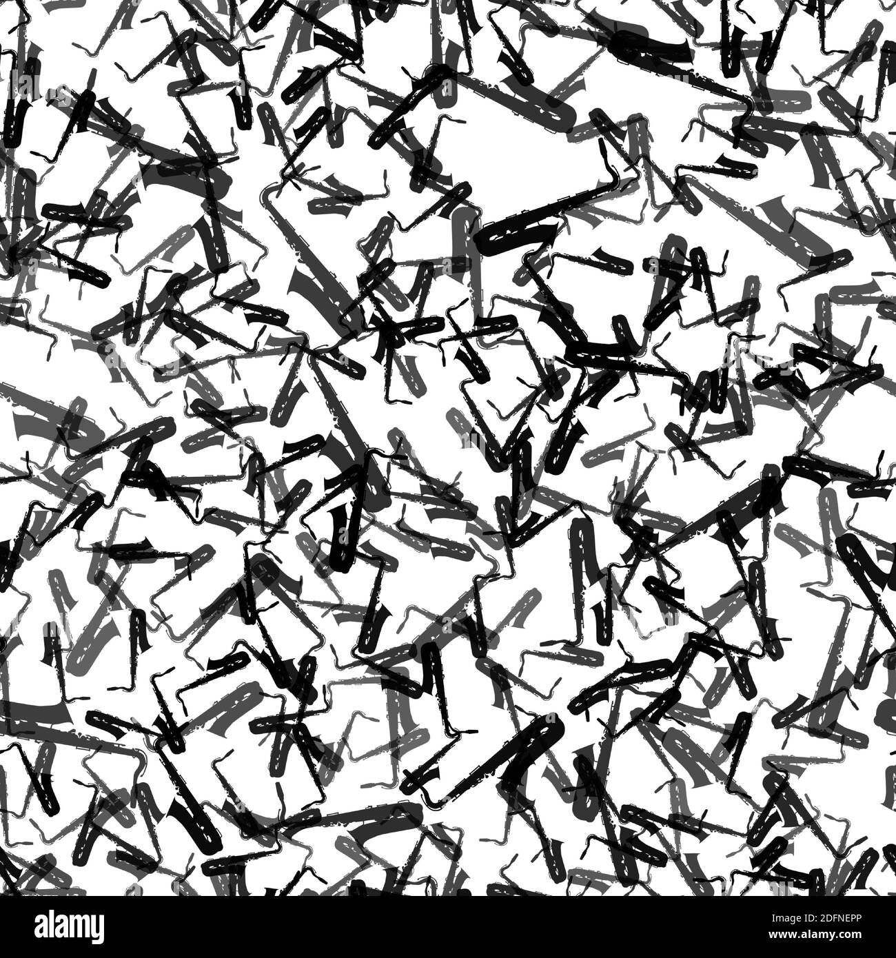 Jazz Day Background. Seamless Pattern Background. Vector Illustration ...