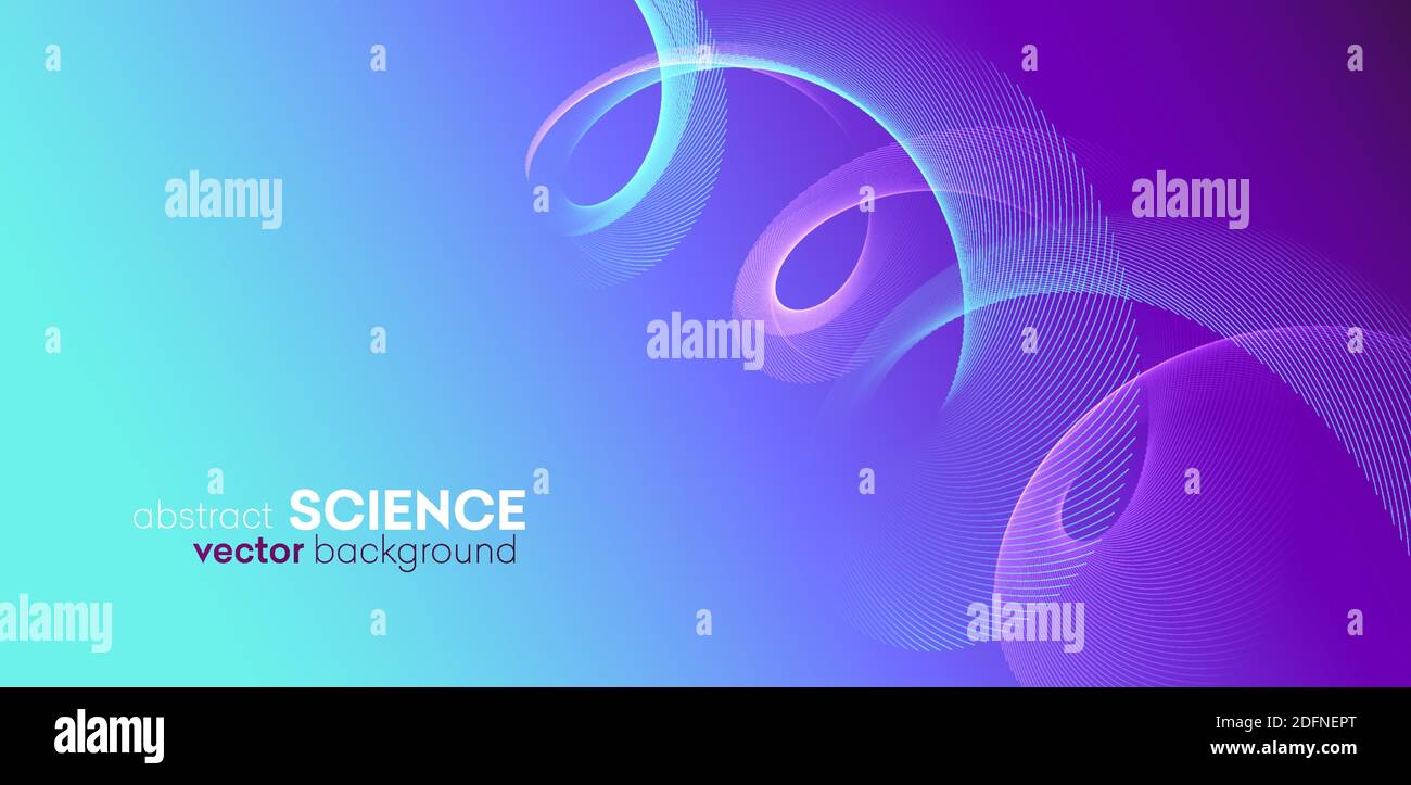 Abstract Digital Wave Particles Background Big Data Visualization