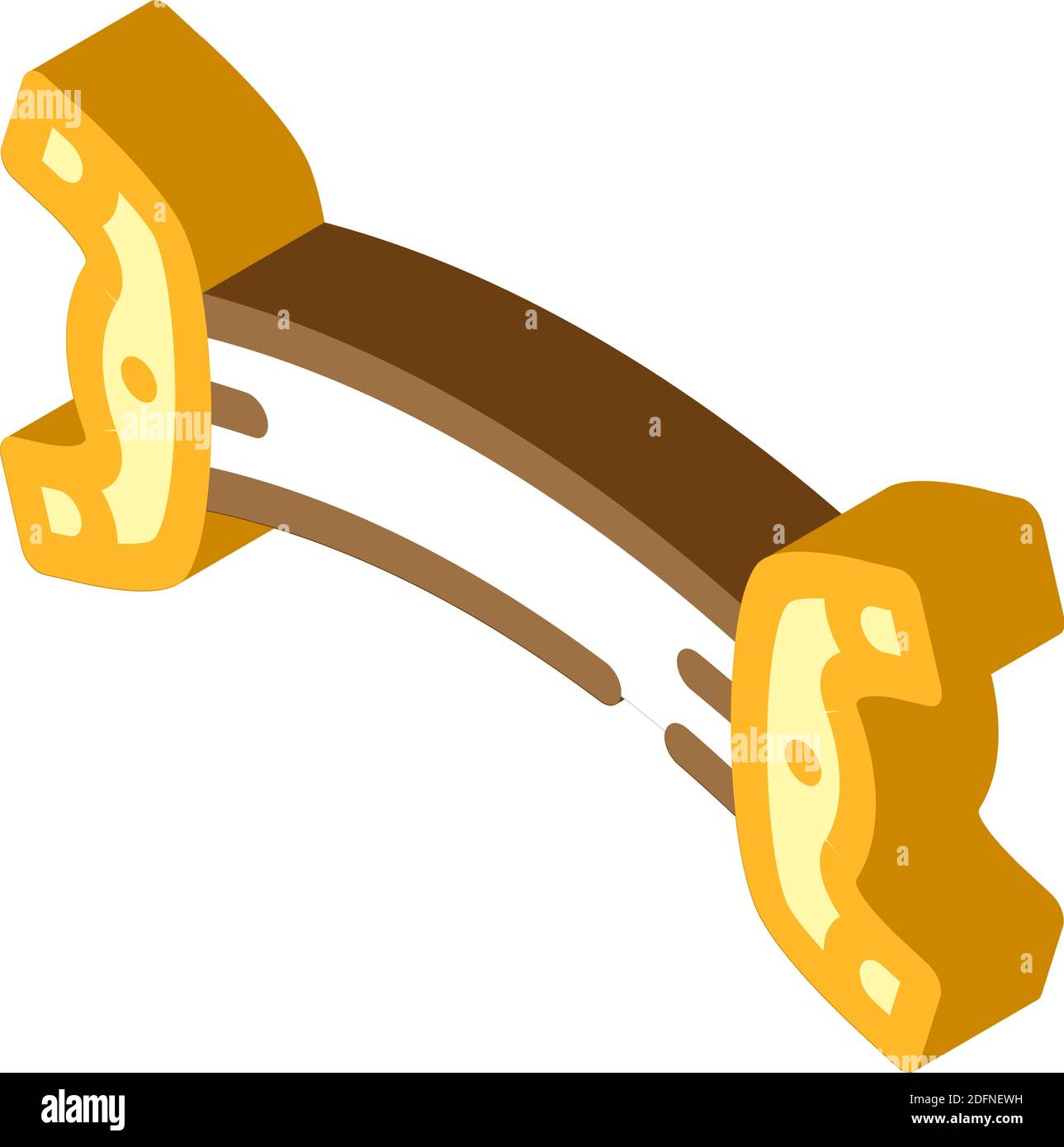 bridge of violin glyph icon vector illustration Stock Vector Image ...