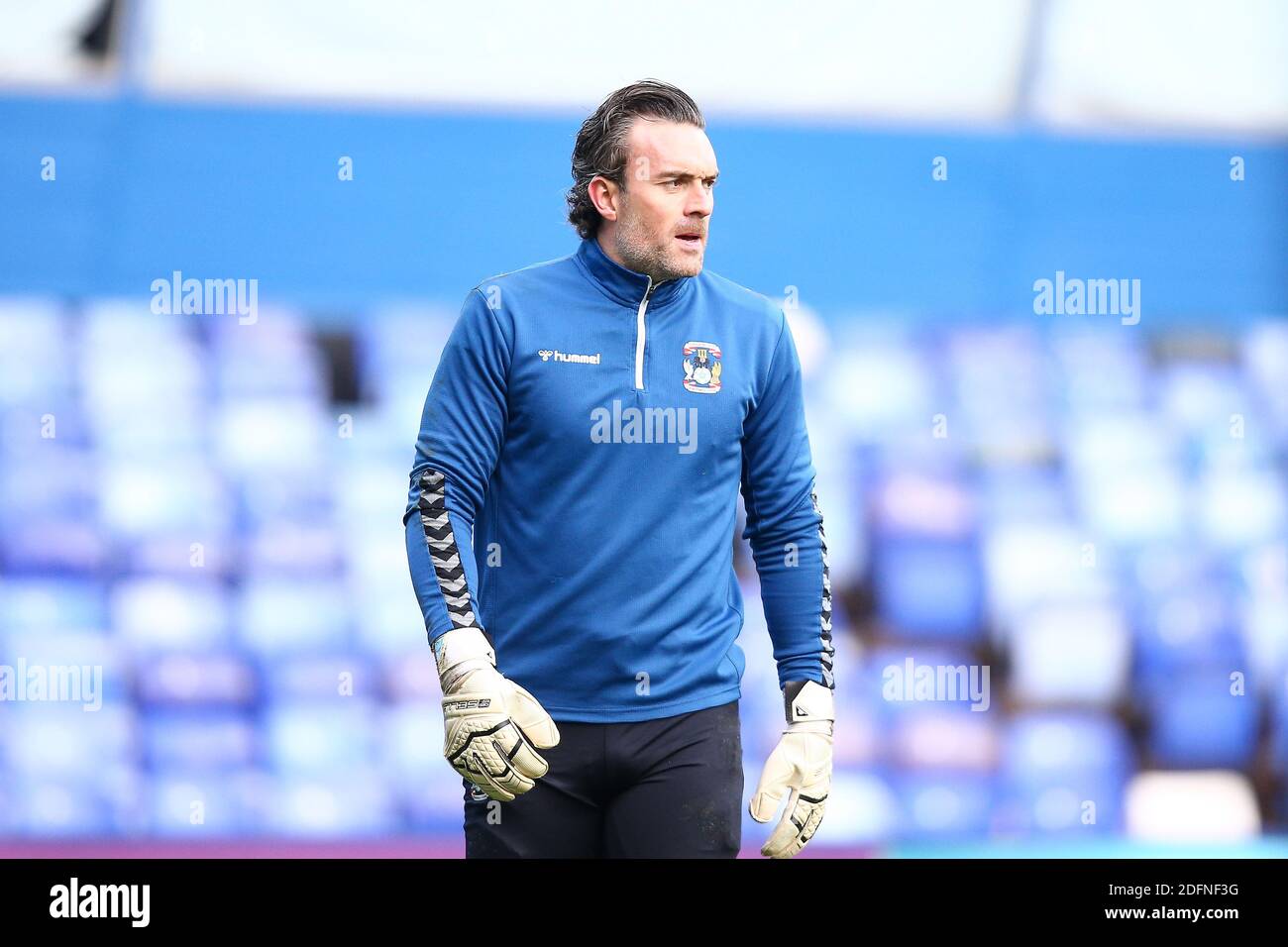 Lee Camp #22 is back at St Andrews but in the Sky Blue of Coventry City ...