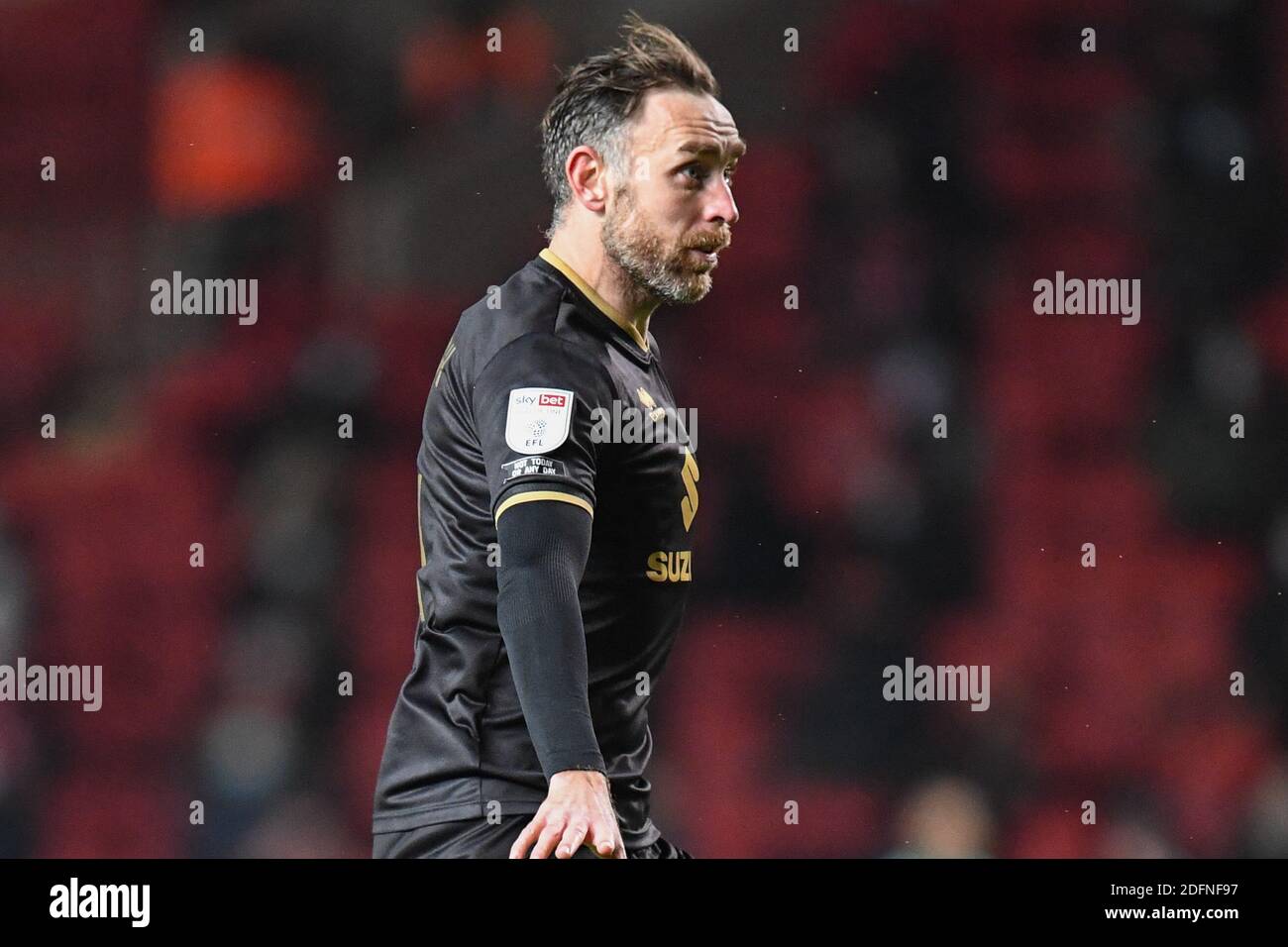 Richard Keogh #4 of Milton Keynes Dons Stock Photo - Alamy
