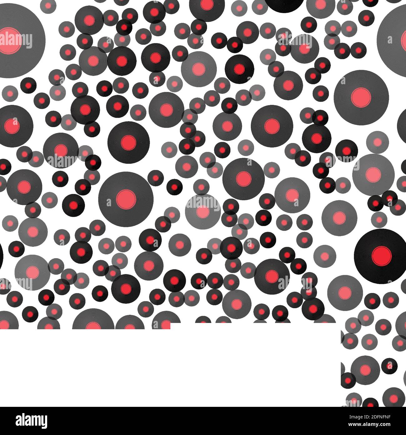 Musical records. Seamless pattern. Jazz Day Background. Vector ...