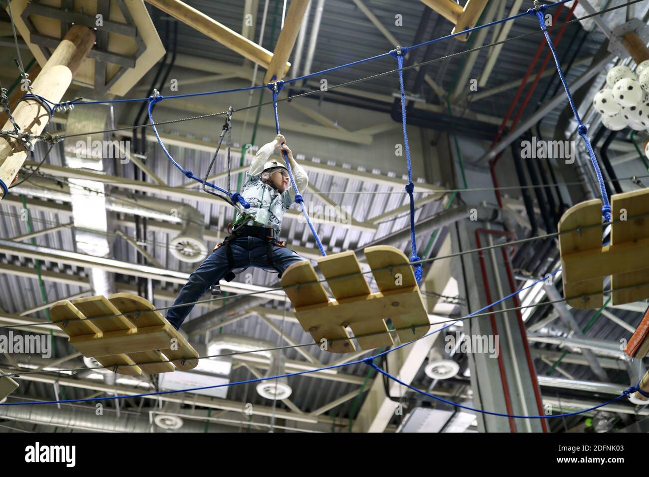 Indoor amusement rope hi-res stock photography and images - Alamy