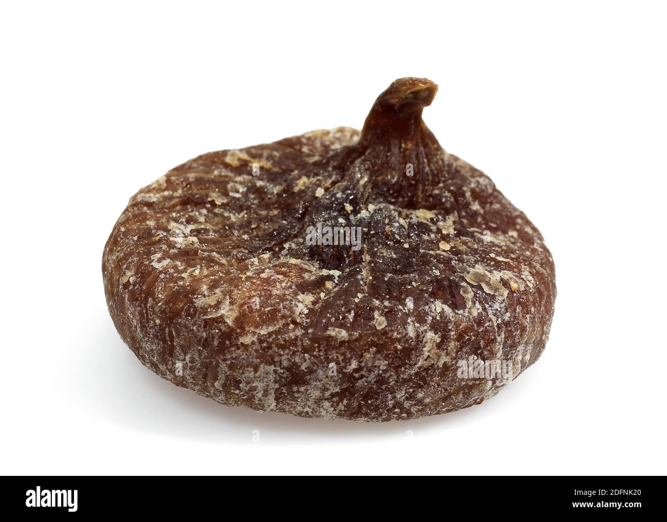 Dry Fig, ficus carica, Dried Fruits against White Background Stock ...
