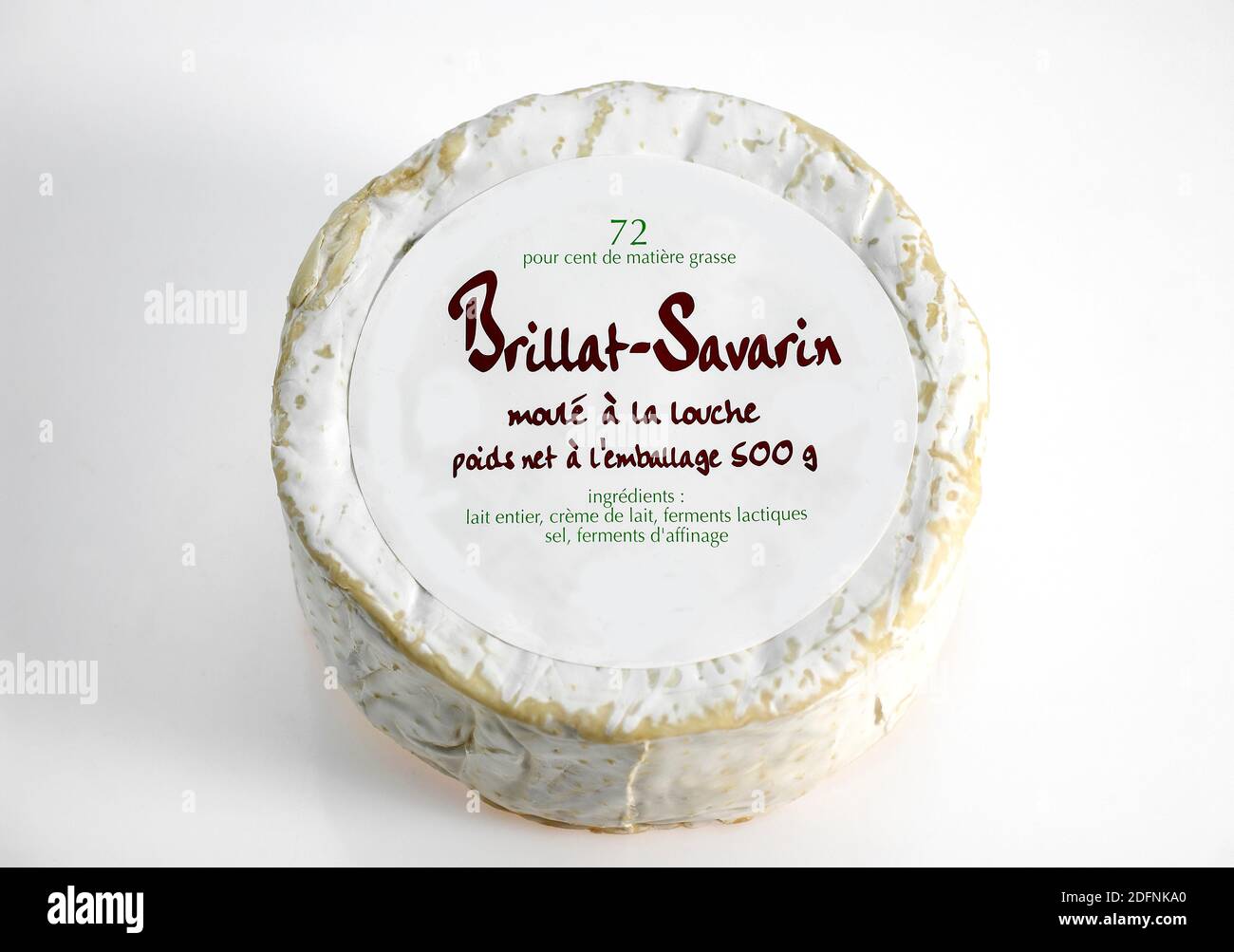 Brillat Savarin, French Cheese made with Cow Milk Stock Photo - Alamy