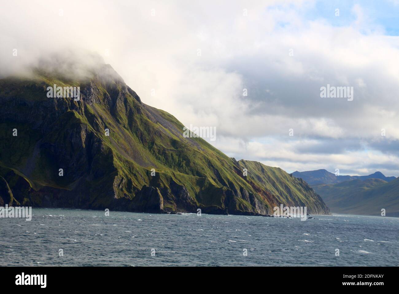 Alaska, Coast of Unalaska Island, Aleutian Islands, United States Stock ...