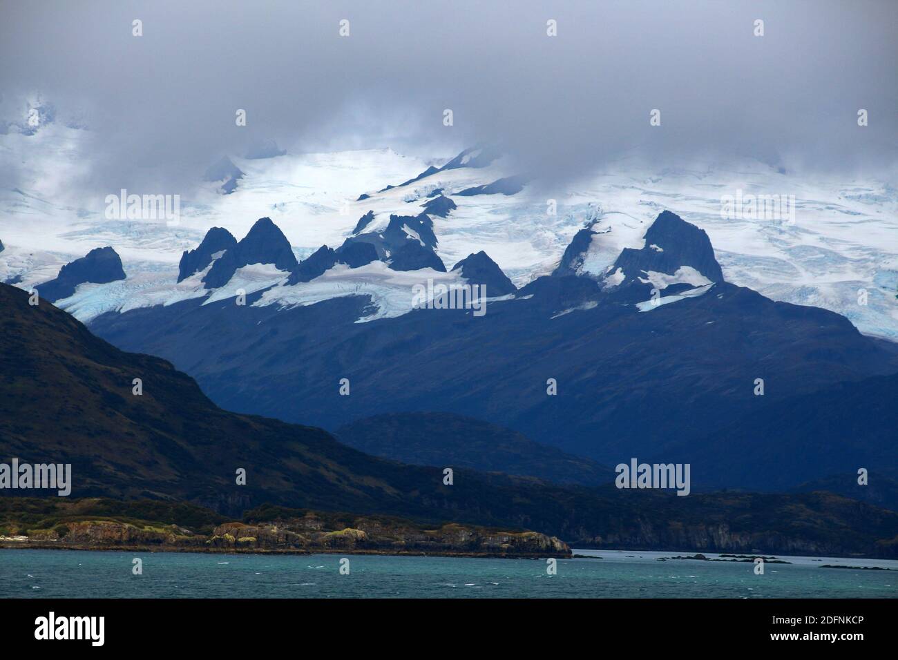 Landscape in the Kukak Bay Katmai National Park, Alaska, United States ...