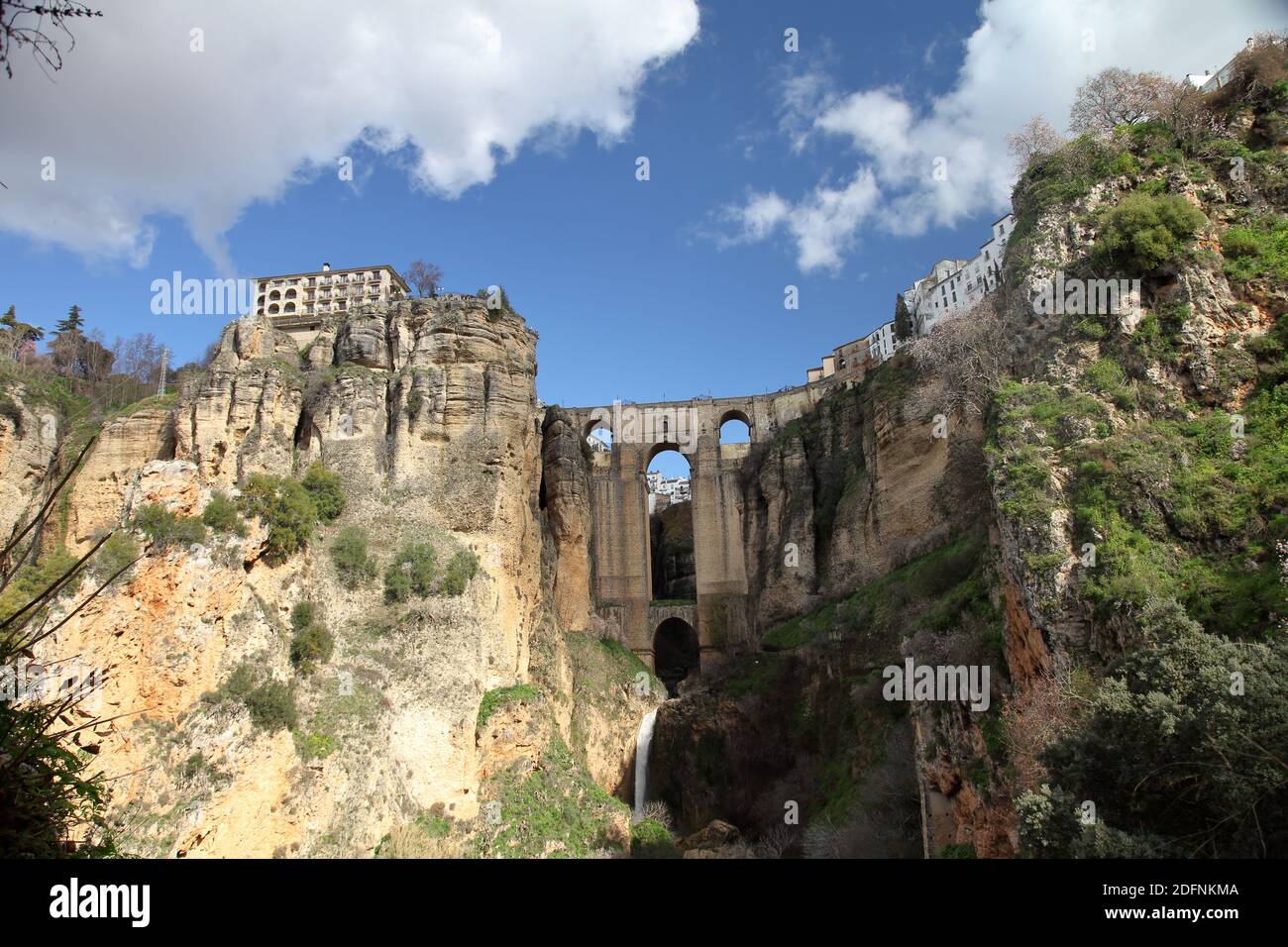 A beautiful view of the Tajo de Ronda, Spain during daylight Stock ...