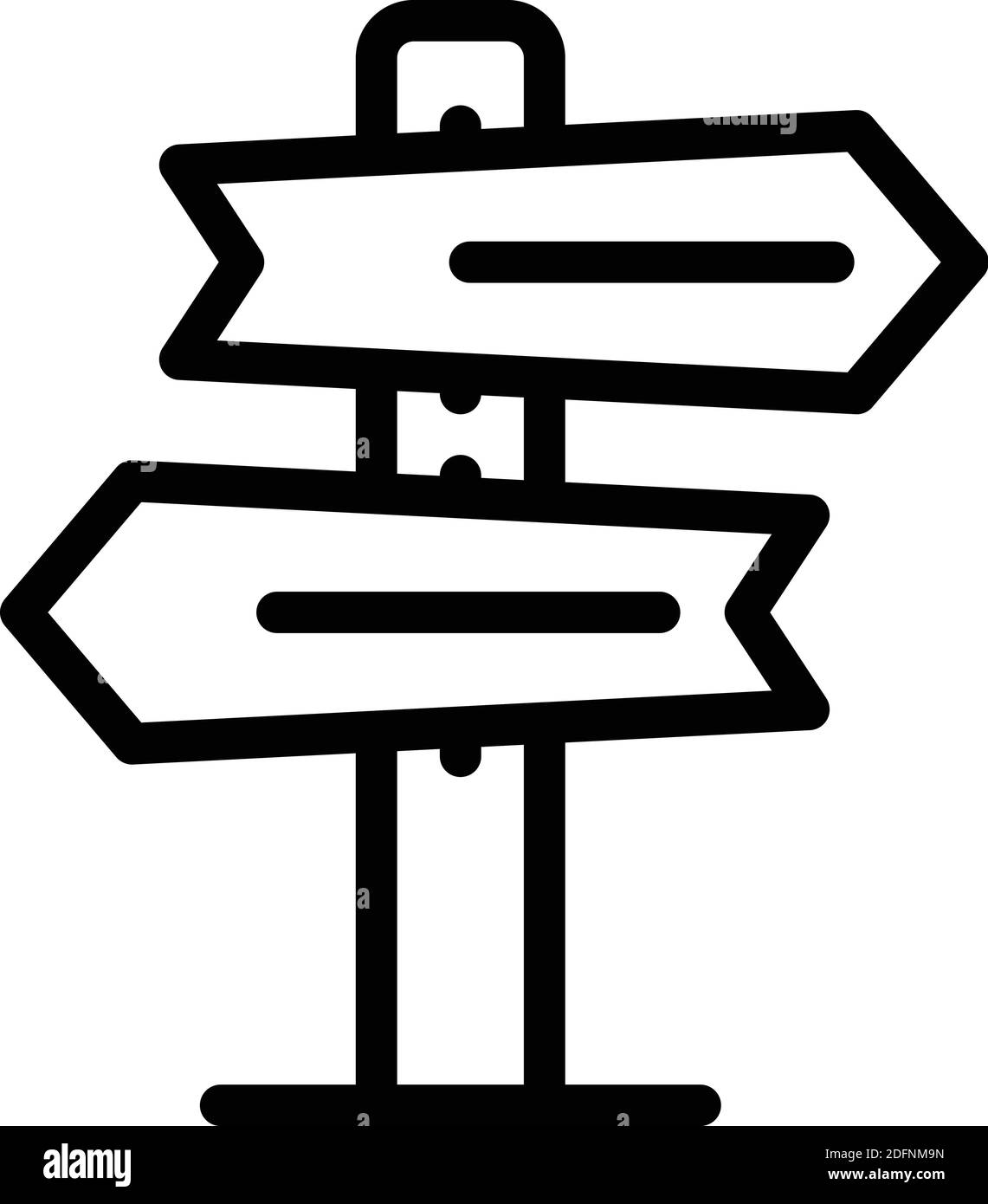 Direction Indicator Icon Outline Direction Indicator Vector Icon For Web Design Isolated On