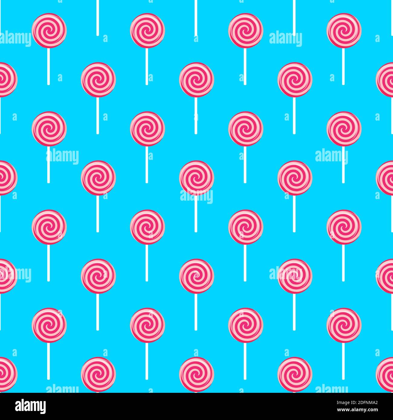 Abstract Seamless Pattern Background with Sweet Lollypop. Vector ...
