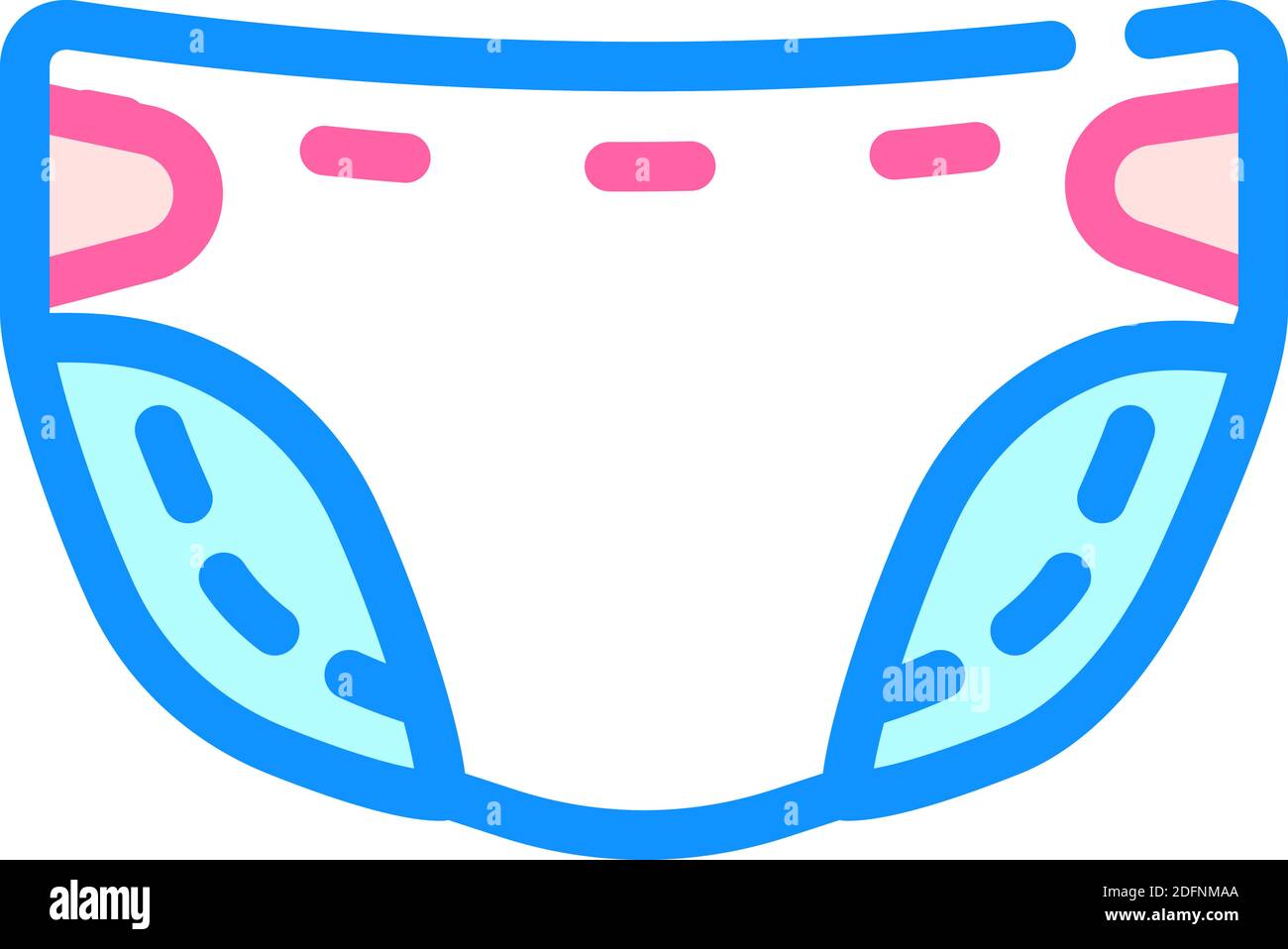 baby diaper color icon vector illustration color Stock Vector Image ...