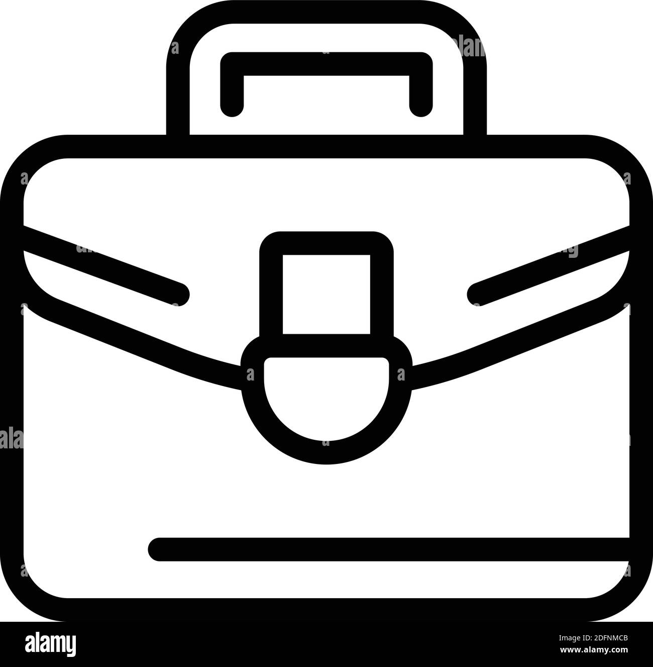 Man briefcase icon. Outline man briefcase vector icon for web design ...