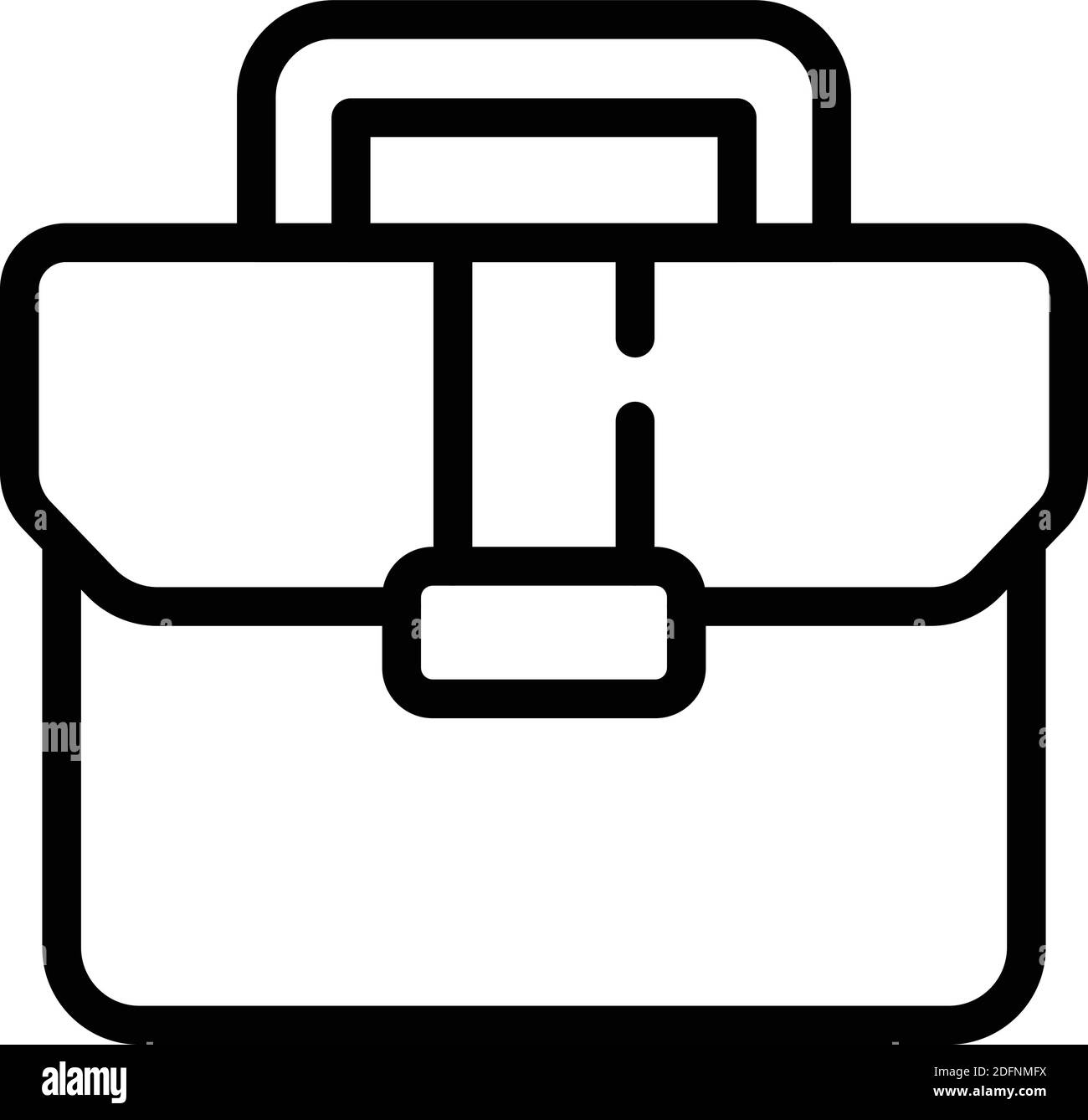 Handle briefcase icon. Outline handle briefcase vector icon for web ...