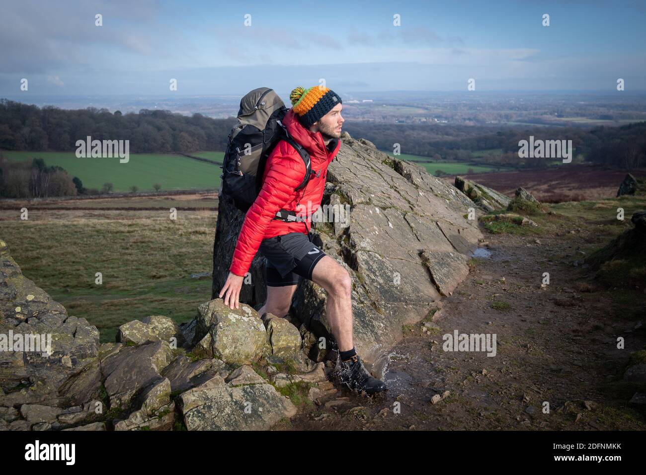 Award-winning photographer Joe Giddens training at Bradgate Park in ...