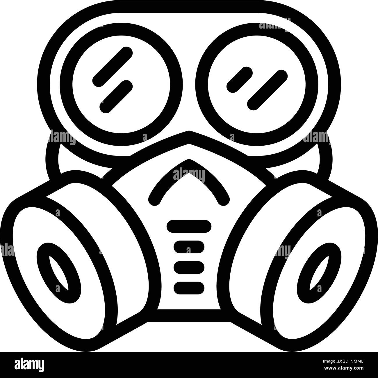 Gas Mask Icon Vector
