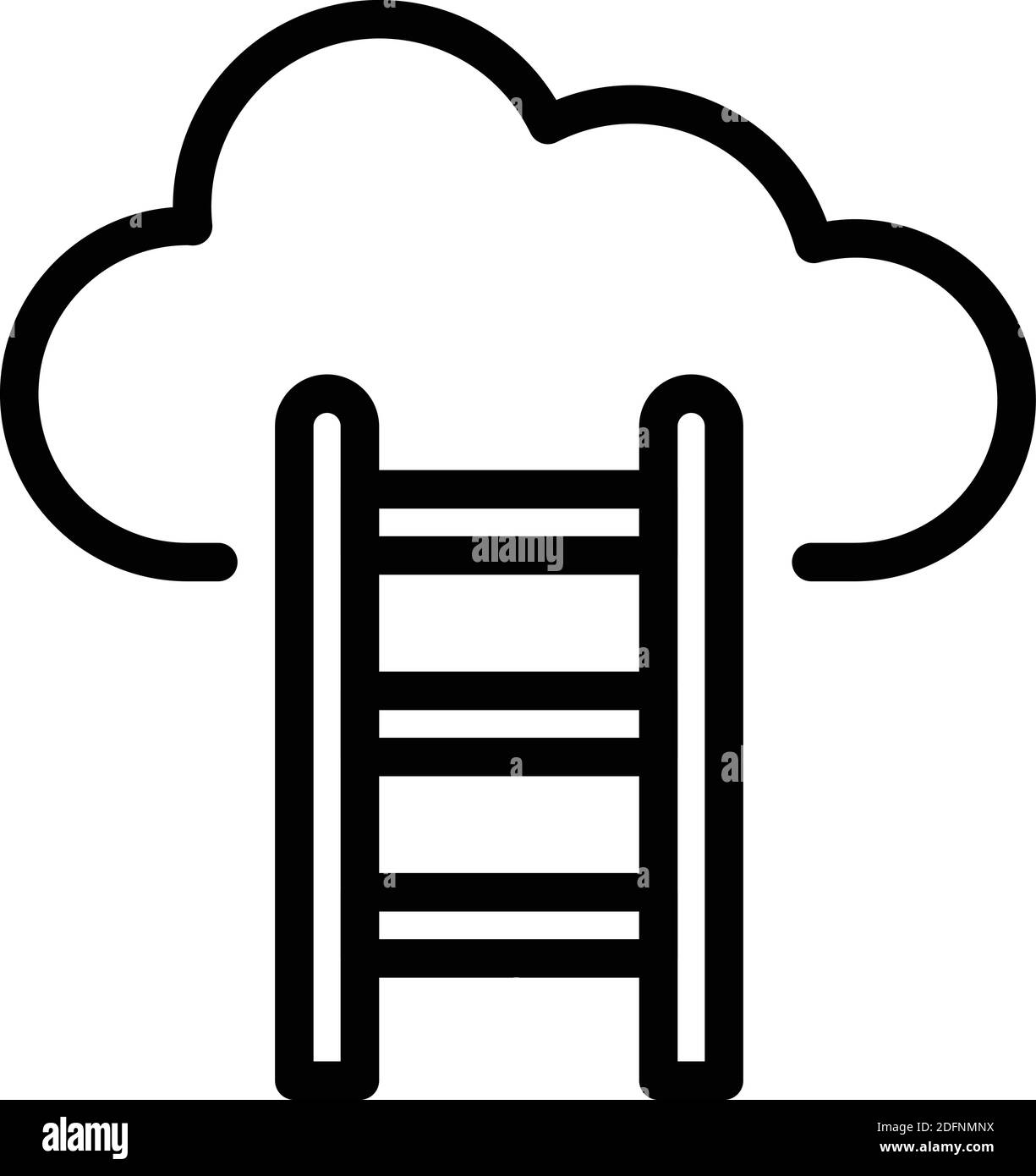 Career path icon. Outline career path vector icon for web design ...