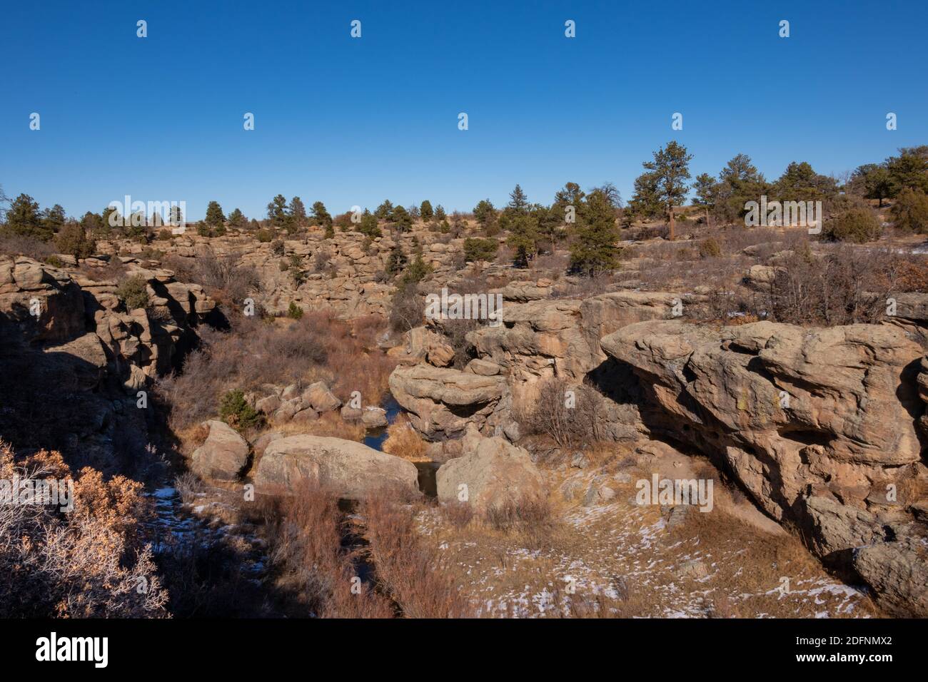 Castlewood Canyon State Park Colorado Stock Photo - Alamy