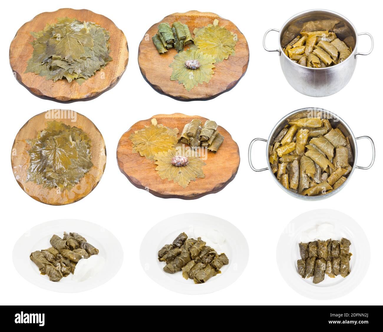 Wrapped dolma Cut Out Stock Images & Pictures - Alamy