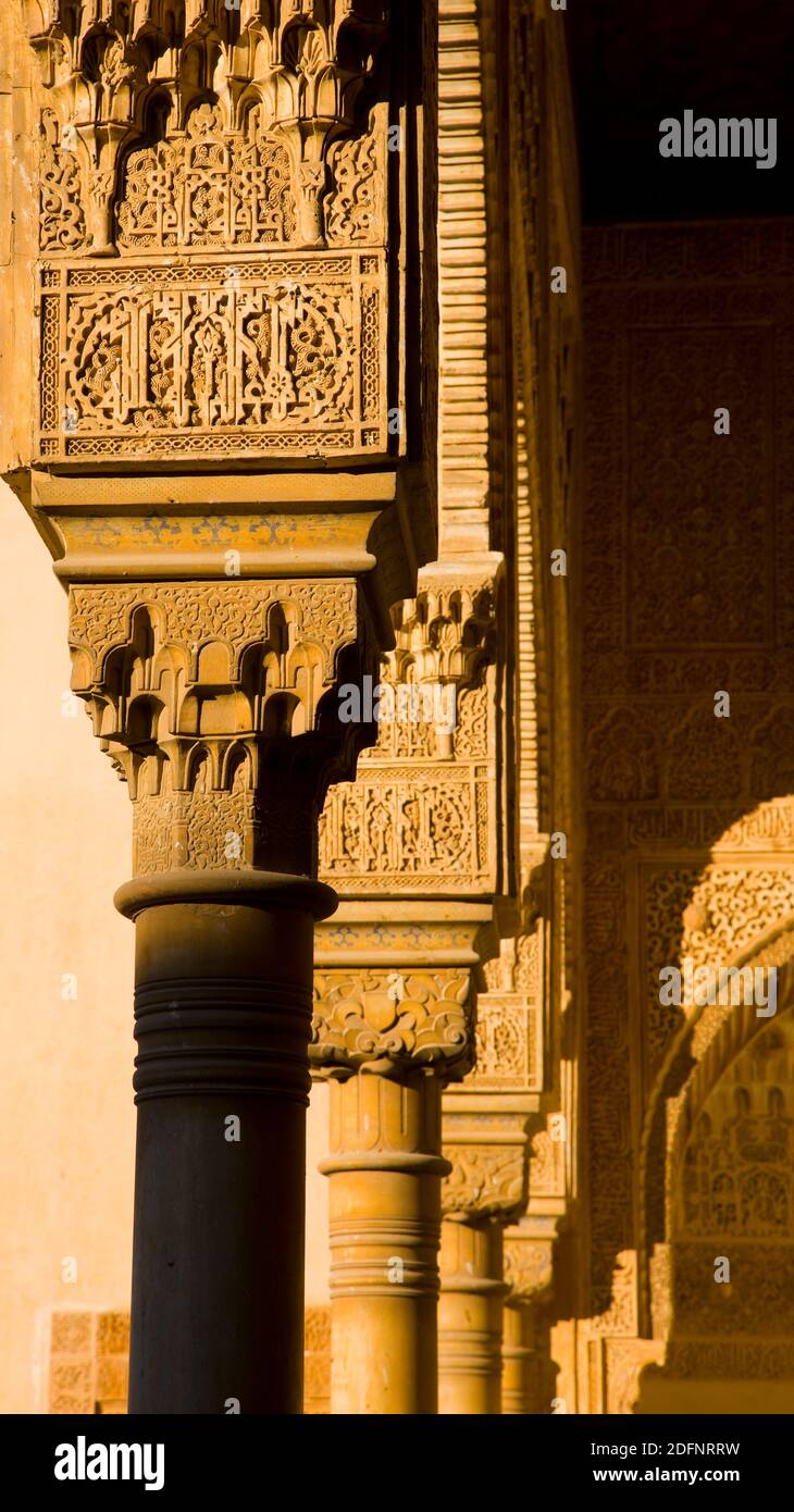 Alhambra, UNESCO World Heritage Site. Granada City. Andalusia, Southern ...