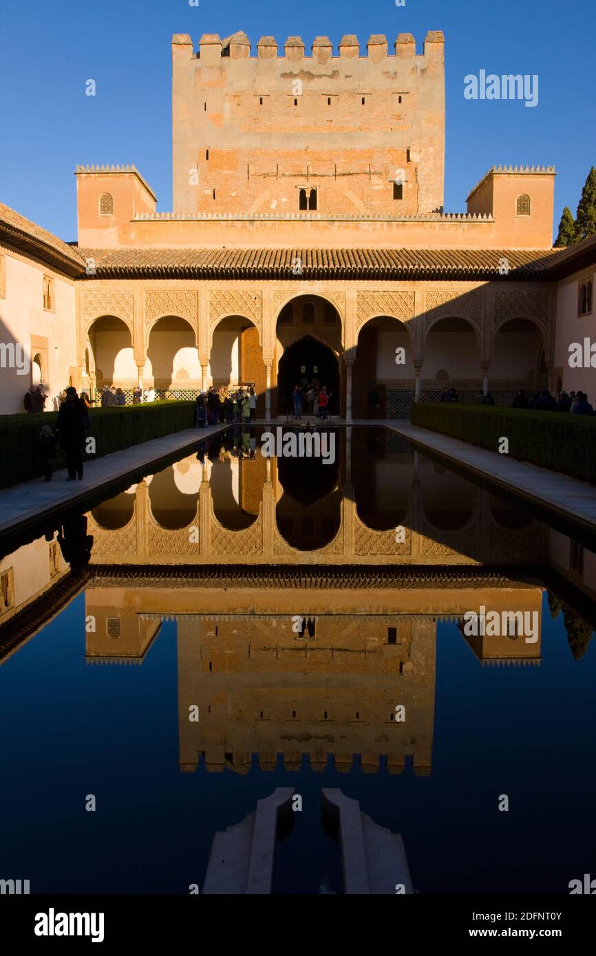 Alhambra, UNESCO World Heritage Site. Granada City. Andalusia, Southern ...