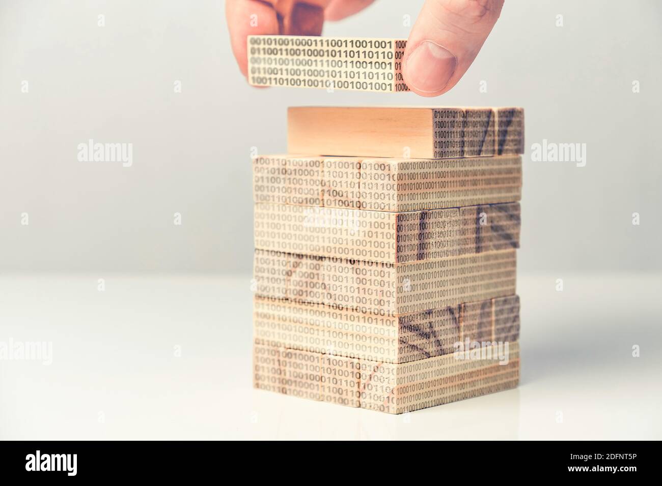 Programming binary hi-res stock photography and images - Alamy