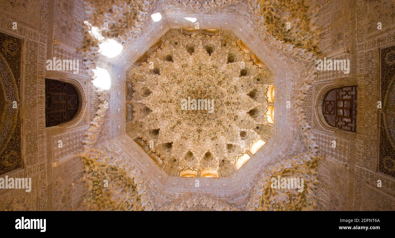 Alhambra, UNESCO World Heritage Site. Granada City. Andalusia, Southern ...
