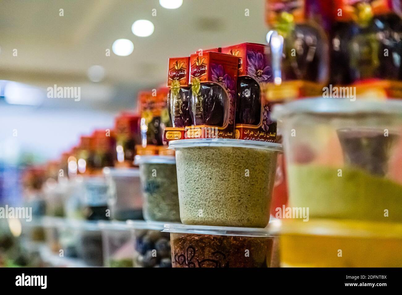 Afghan saffron in the market in Dushanbe, Tajikistan Stock Photo - Alamy