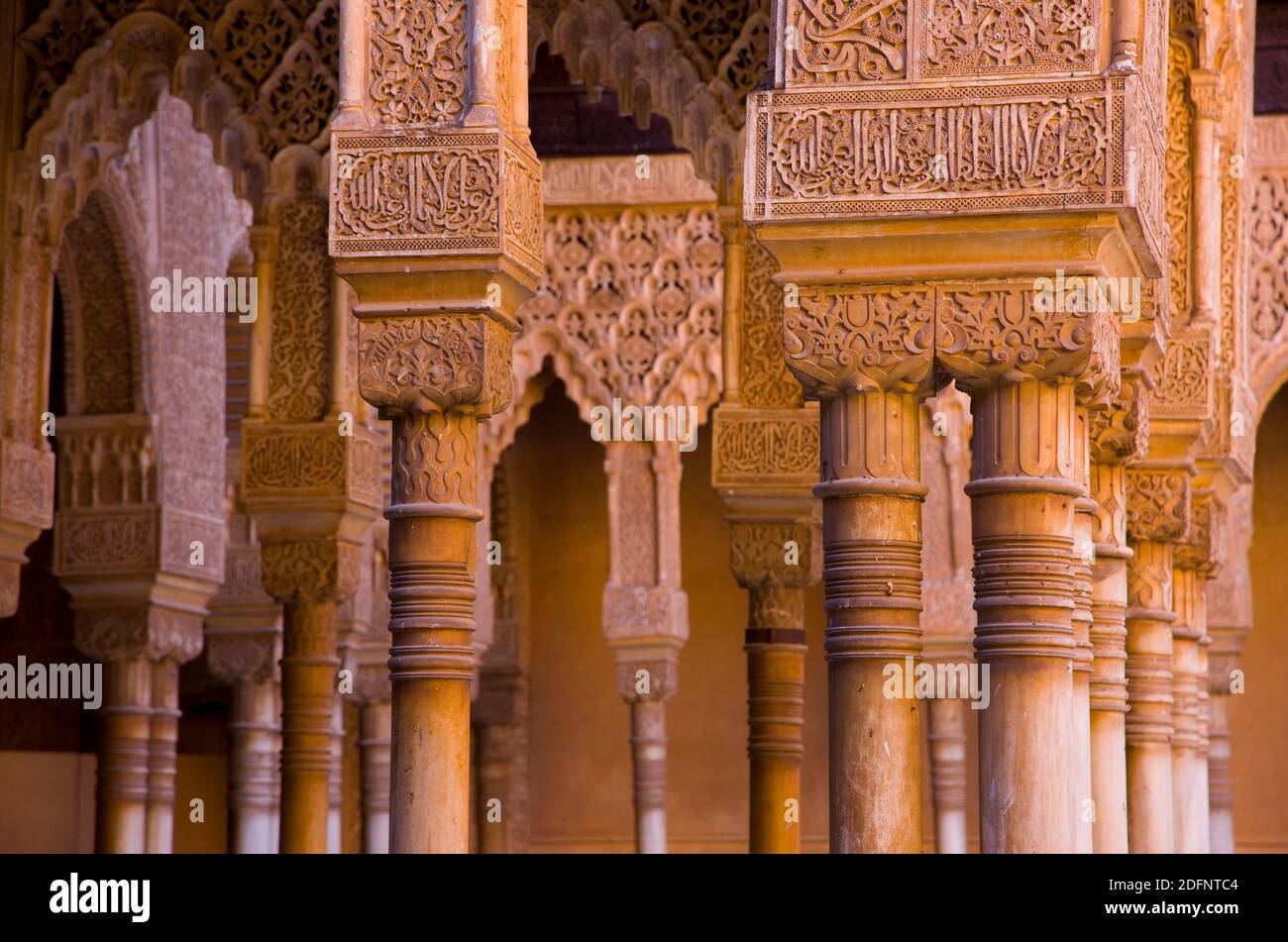 Alhambra, UNESCO World Heritage Site. Granada City. Andalusia, Southern ...