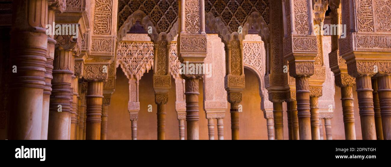 Alhambra, UNESCO World Heritage Site. Granada City. Andalusia, Southern ...