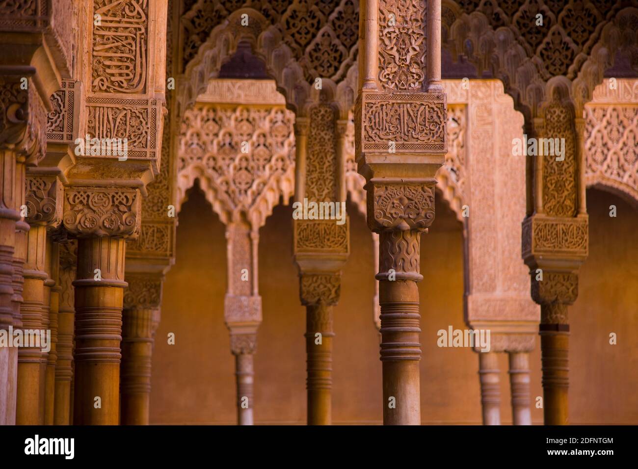 Alhambra, UNESCO World Heritage Site. Granada City. Andalusia, Southern ...