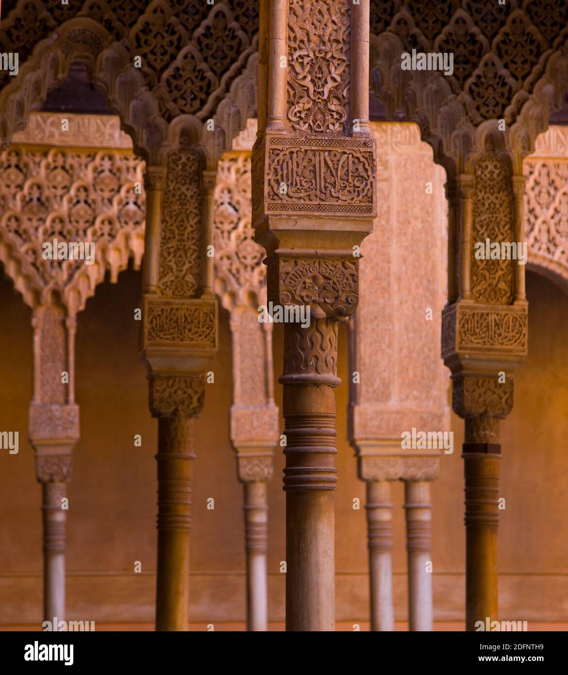 Alhambra, UNESCO World Heritage Site. Granada City. Andalusia, Southern ...