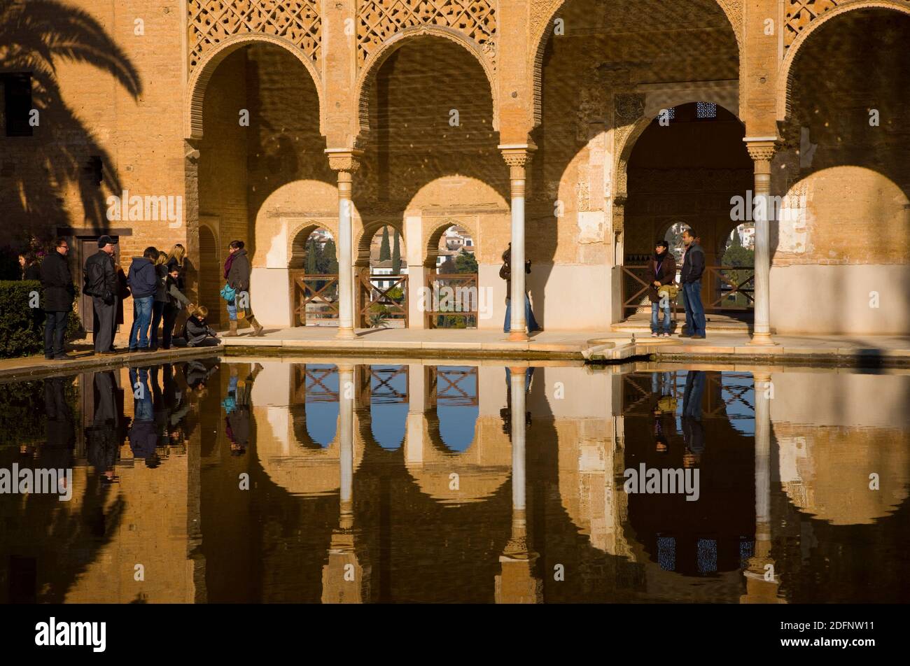 Alhambra, UNESCO World Heritage Site. Granada City. Andalusia, Southern ...