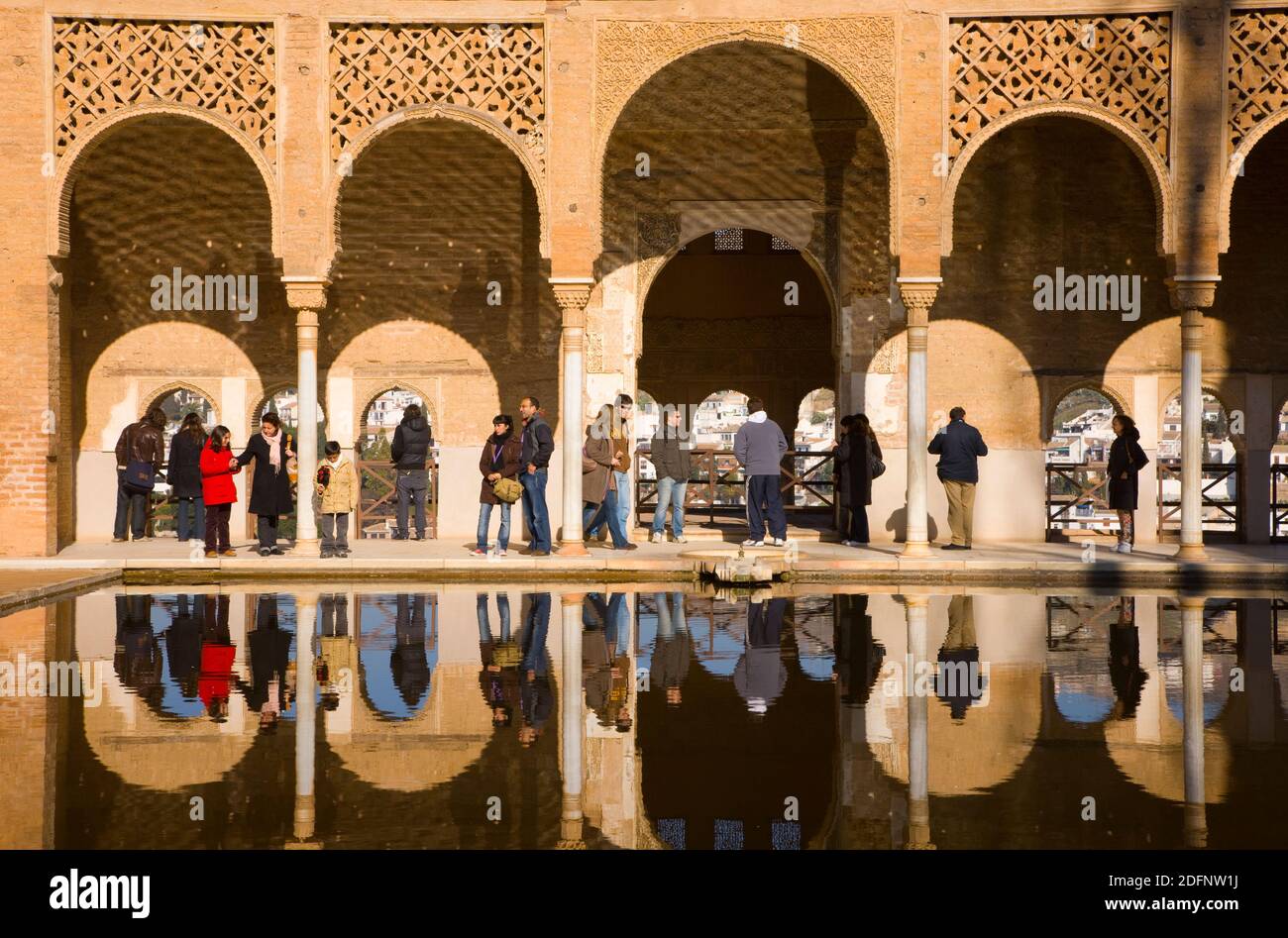 Alhambra, UNESCO World Heritage Site. Granada City. Andalusia, Southern ...