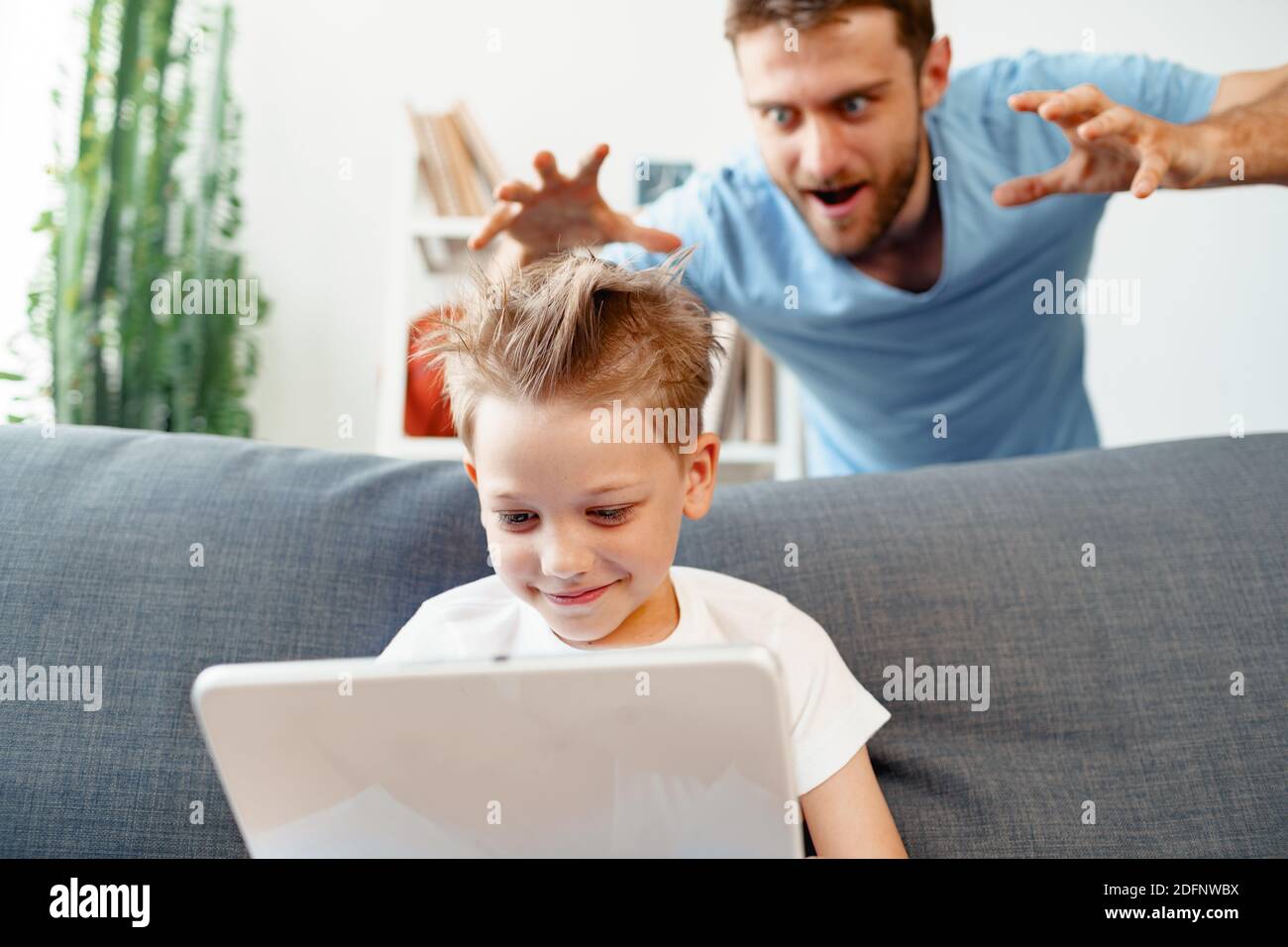 Portrait schoolboy digital tablet hi-res stock photography and images ...