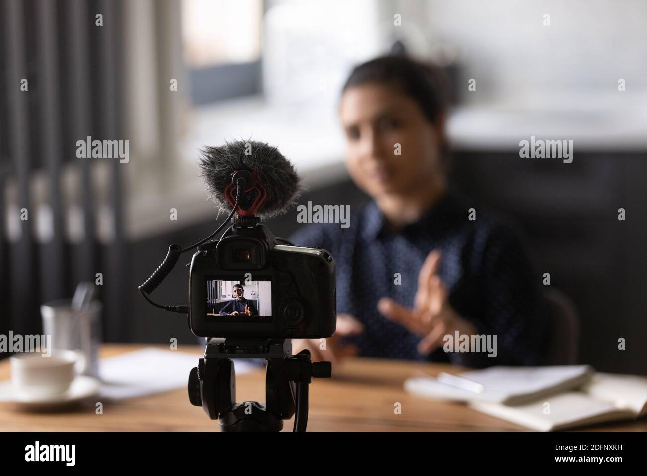 Digital camera interview student hi-res stock photography and images ...