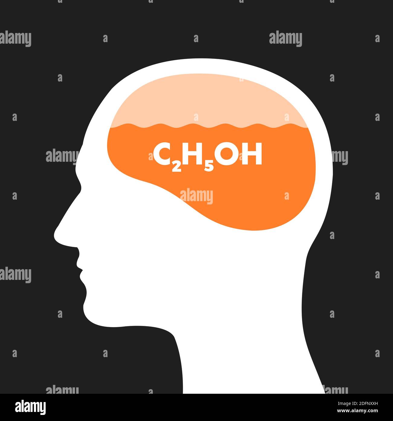 Brain alcohol hi-res stock photography and images - Alamy