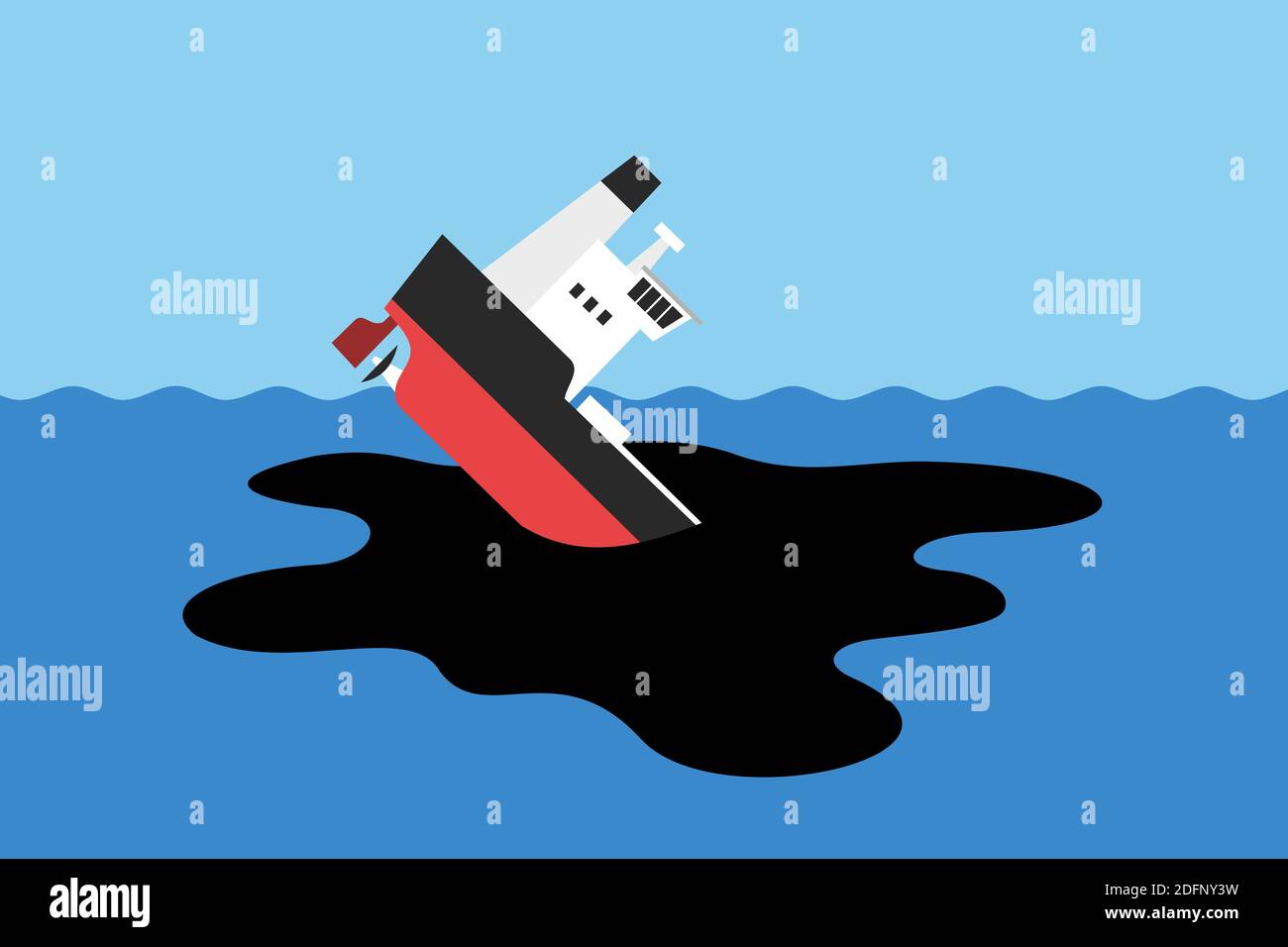 Ecological and environemntal disaster of polluted and contaminated sea ...