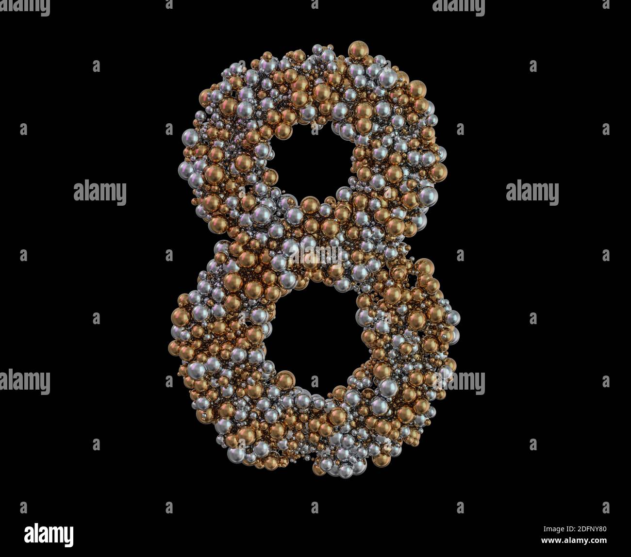 Gold digit hi-res stock photography and images - Alamy