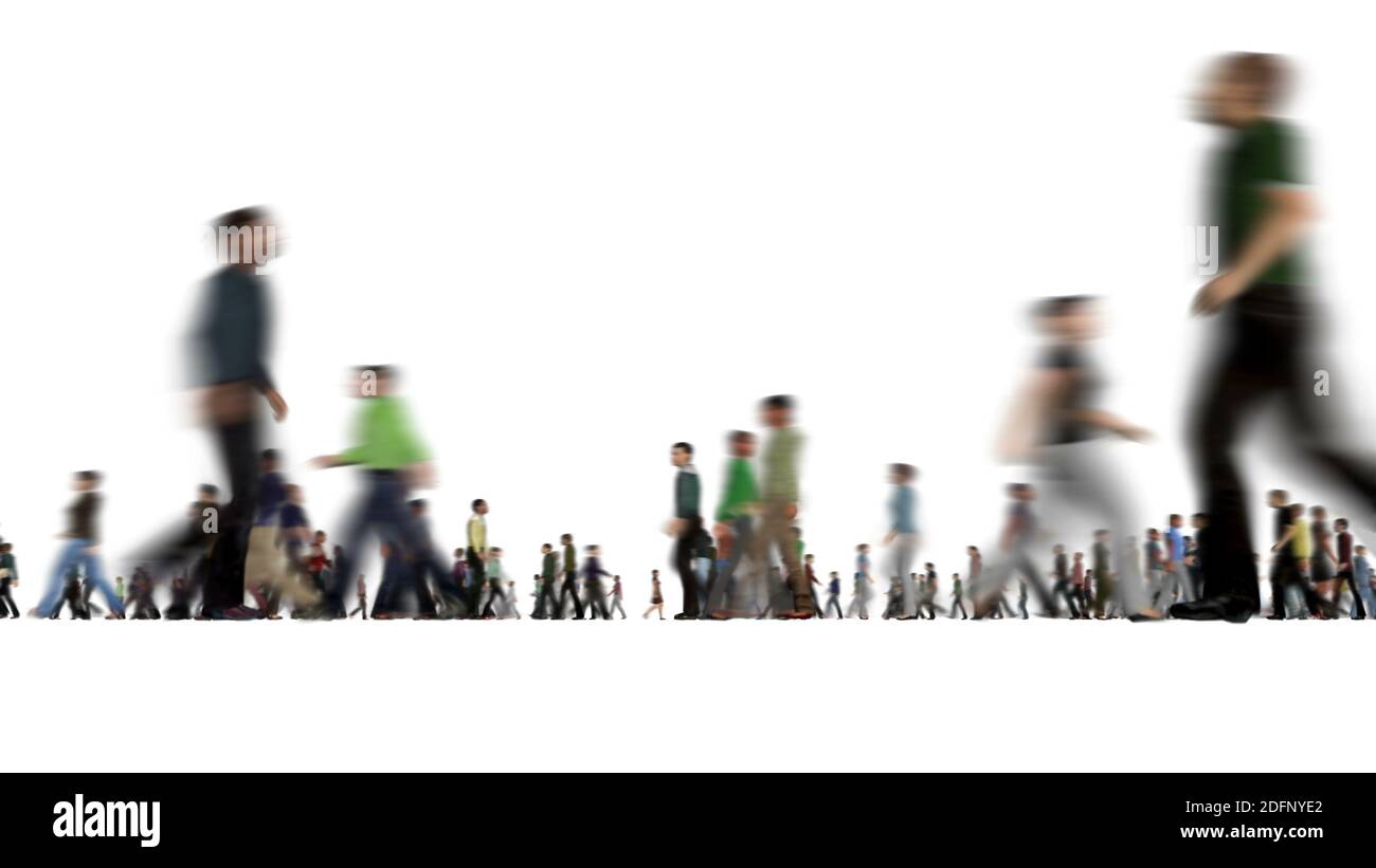 Active street life Cut Out Stock Images & Pictures - Alamy